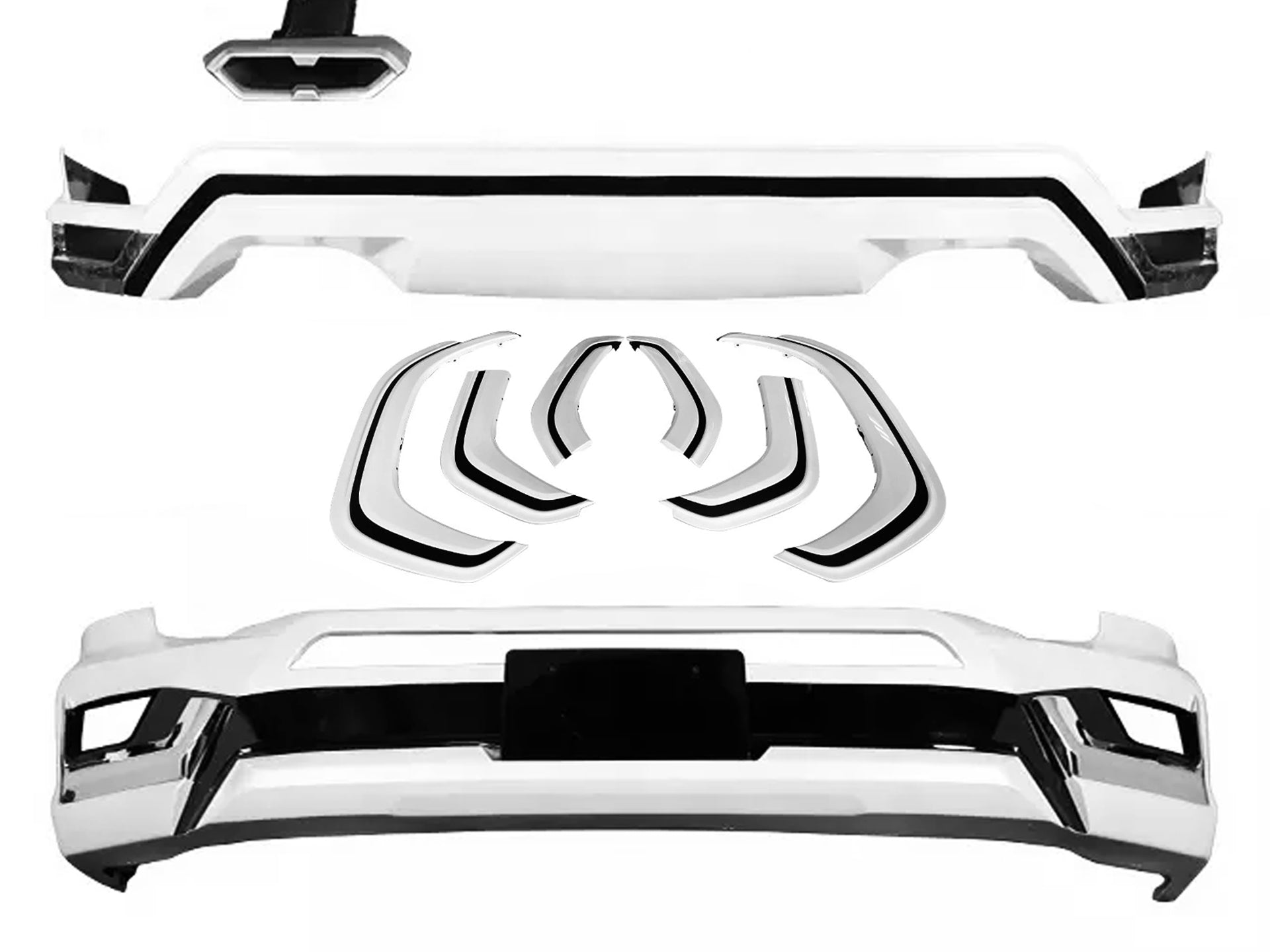 Body Kit Inferior Modelista para Toyota Land Cruiser Lc300 2022-2025 ...